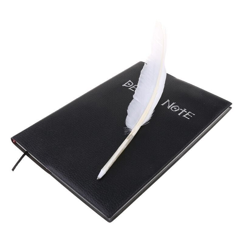 Death Note Cosplay Journal With Real Feather Notizbuch Des Todes Mit ...
