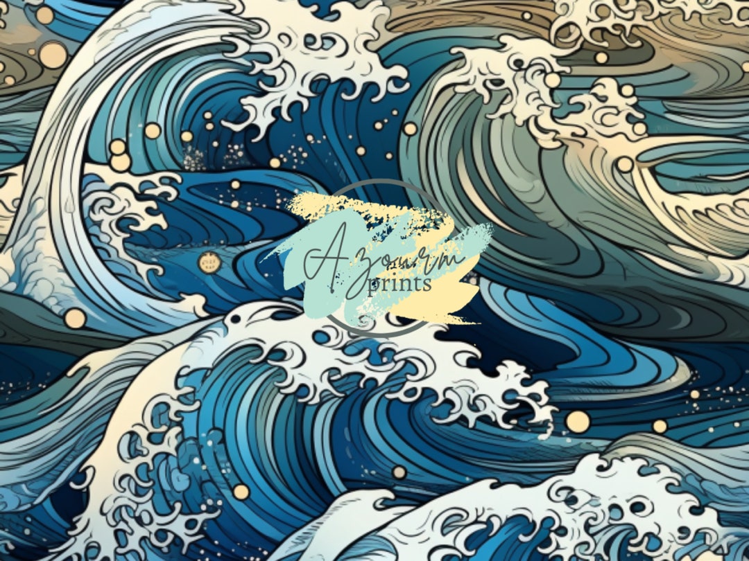 Harmonic Rhythms of the Sea, Exploring Ocean Wave Patterns - Etsy