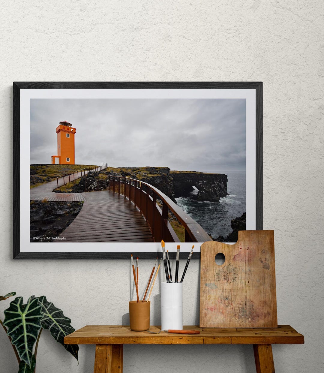 Svortuloft Lighthouse Print – Iceland Photography, Coastal Wall Art ...