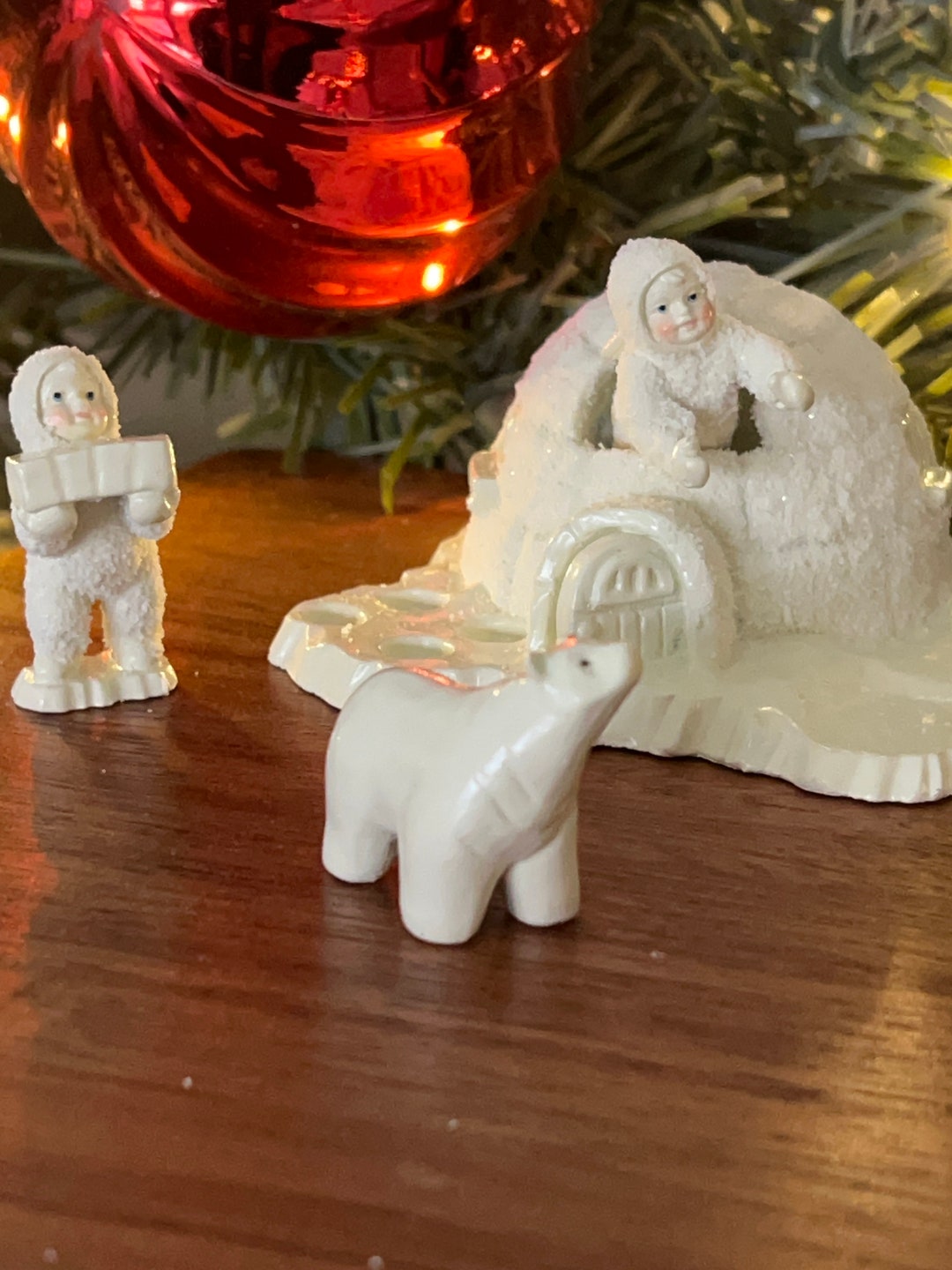 Snowbabies Miniatures “we’re Building an Icy Igloo” - Etsy
