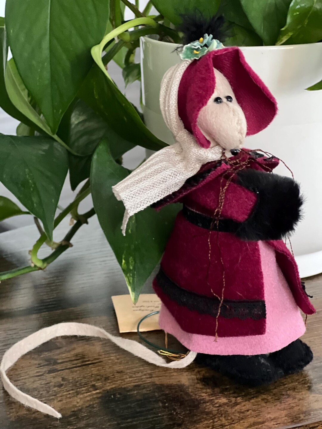 Fancy Felt Mouse aunt Adeline - Etsy