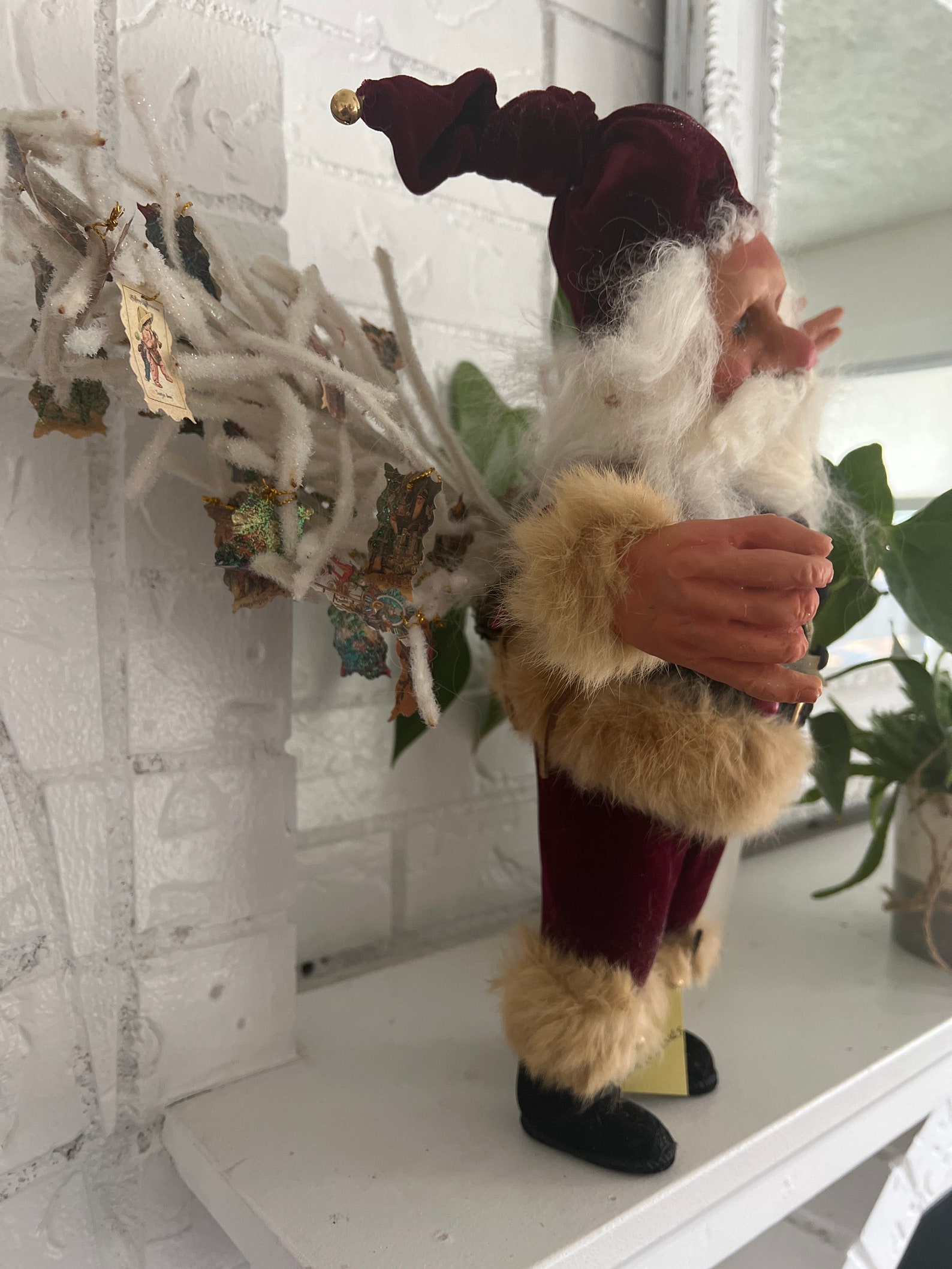 Demdaco Drolleries Vintage Santa Elf - Etsy