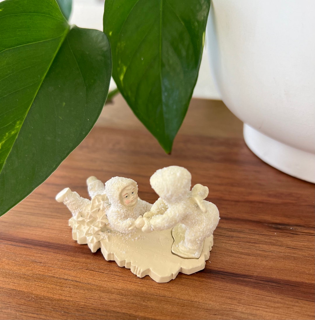 Snowbabies Miniatures “help Me, I’m Stuck!” - Etsy