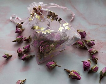 Dried Rose Petal Sachets 'rose Scented' - Etsy