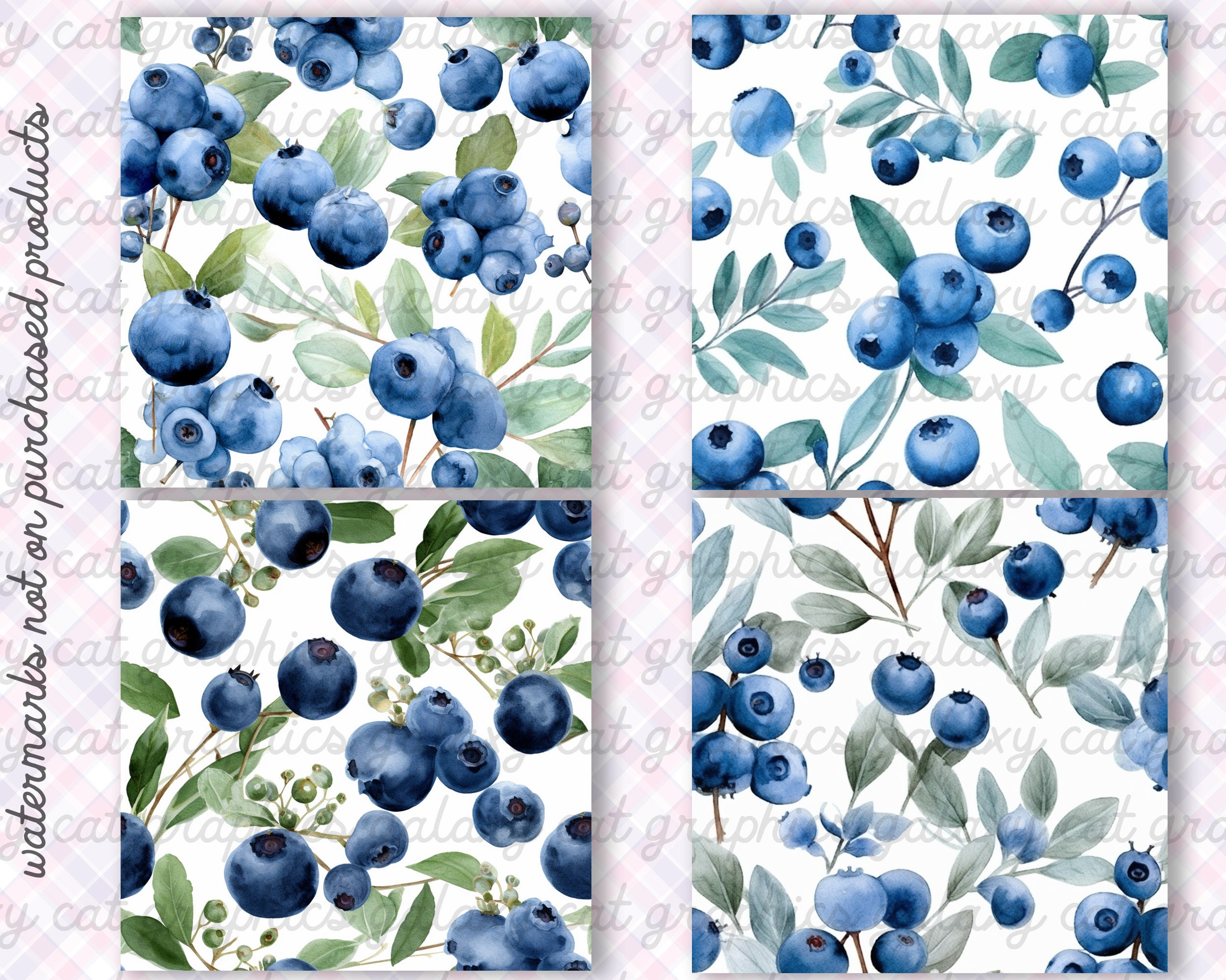 Fruit Digital Papers Seamless Patterns Fruit Digital Art - Etsy