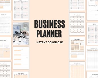 2024 Printable Business Planner - Etsy