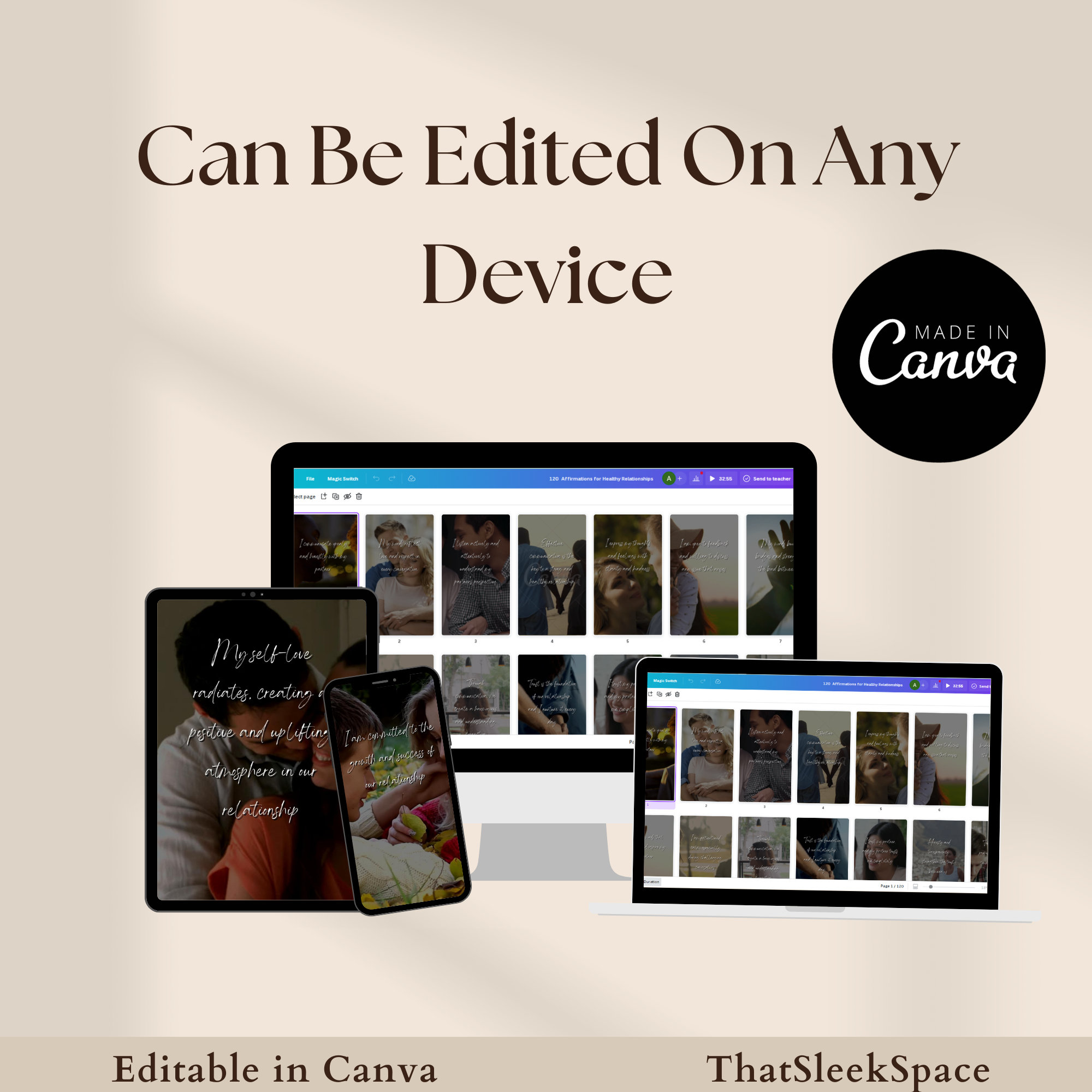 120 Healthy Love Affirmation Reels Bundle L Viral Instagram Love Reels ...