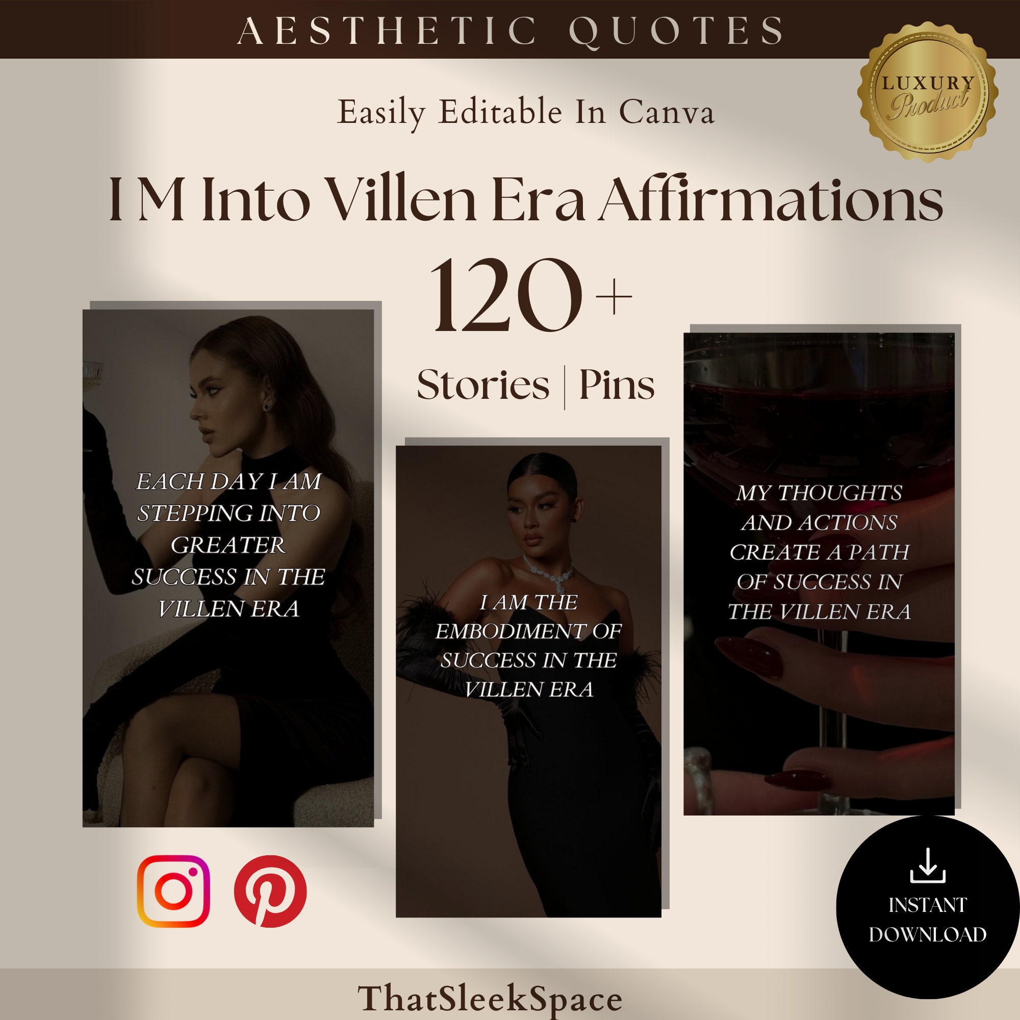 120 I M Into Villen Era Affirmations IG Story Pinterest Pins Done for ...