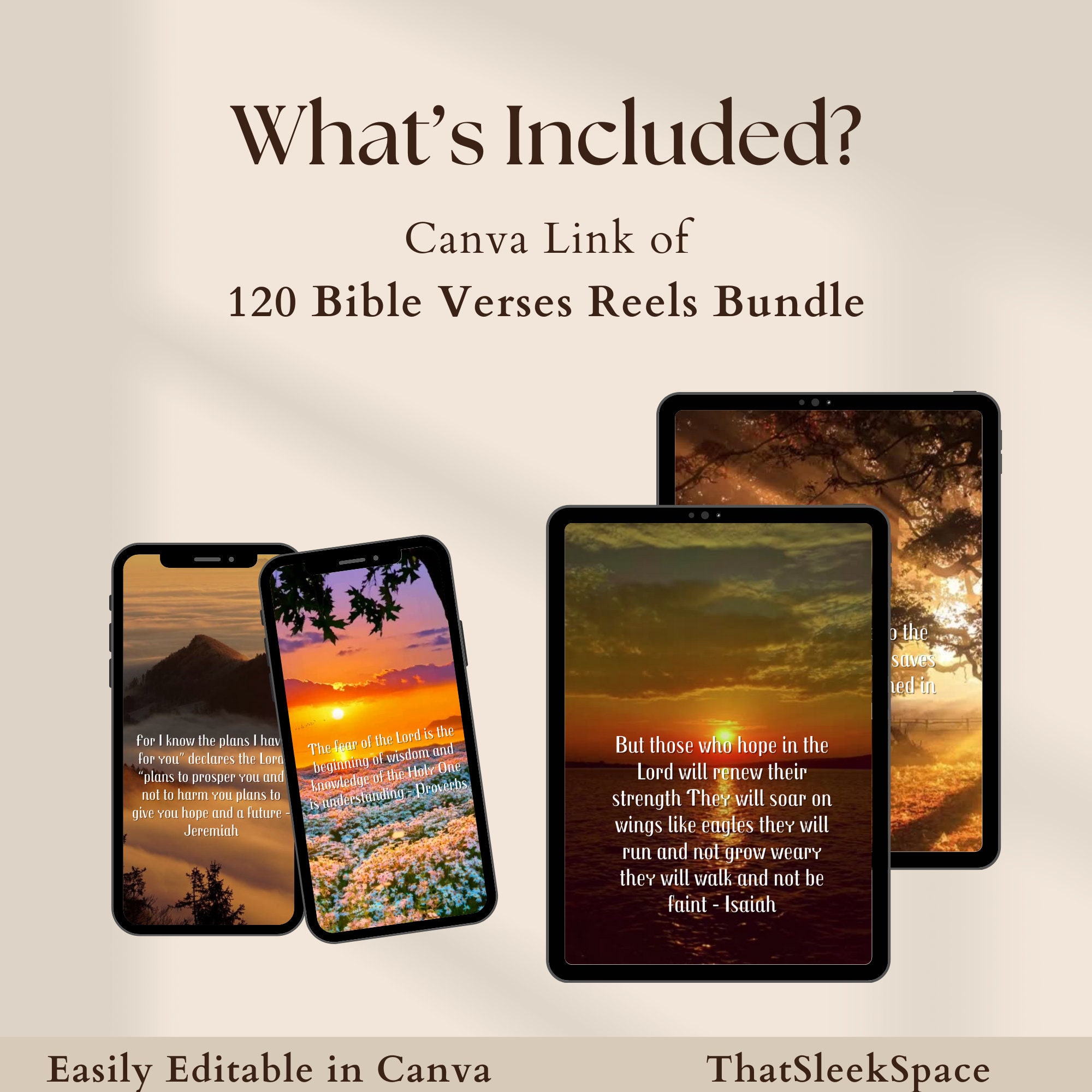 120 Bible Verses Reels Bundle | Jesus Christian Verse Reels Bundle I ...