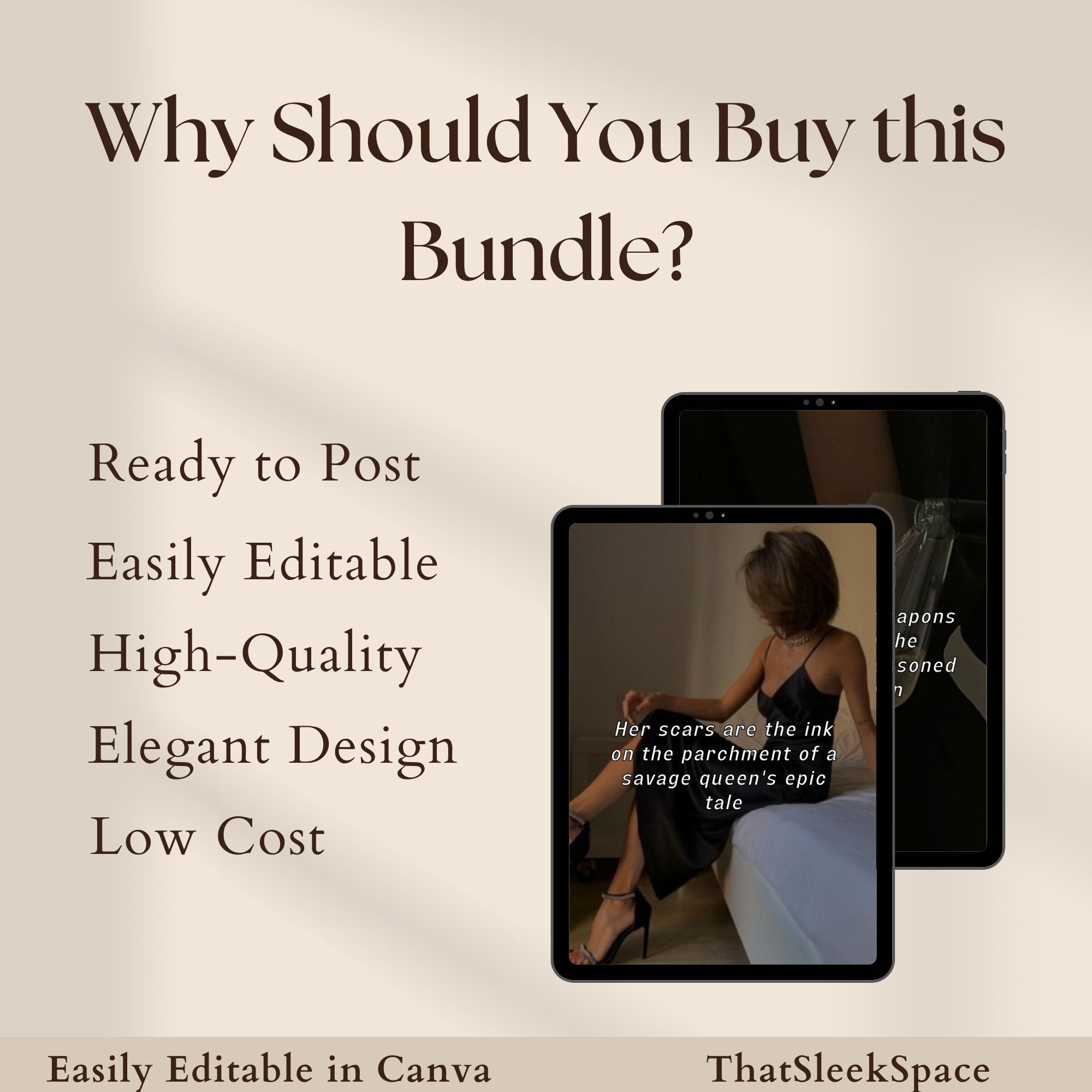 120 Savage Queen Quotes IG Story Bundle | Pinterest Pins | Done for You ...