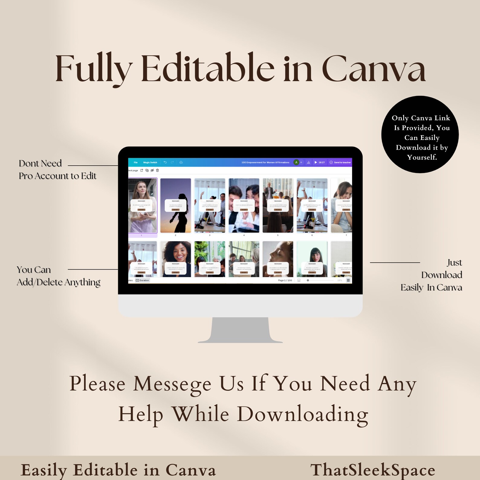 100 Woman Empowerment Reels Bundle L Reels Pack I Viral Instagram Reels ...