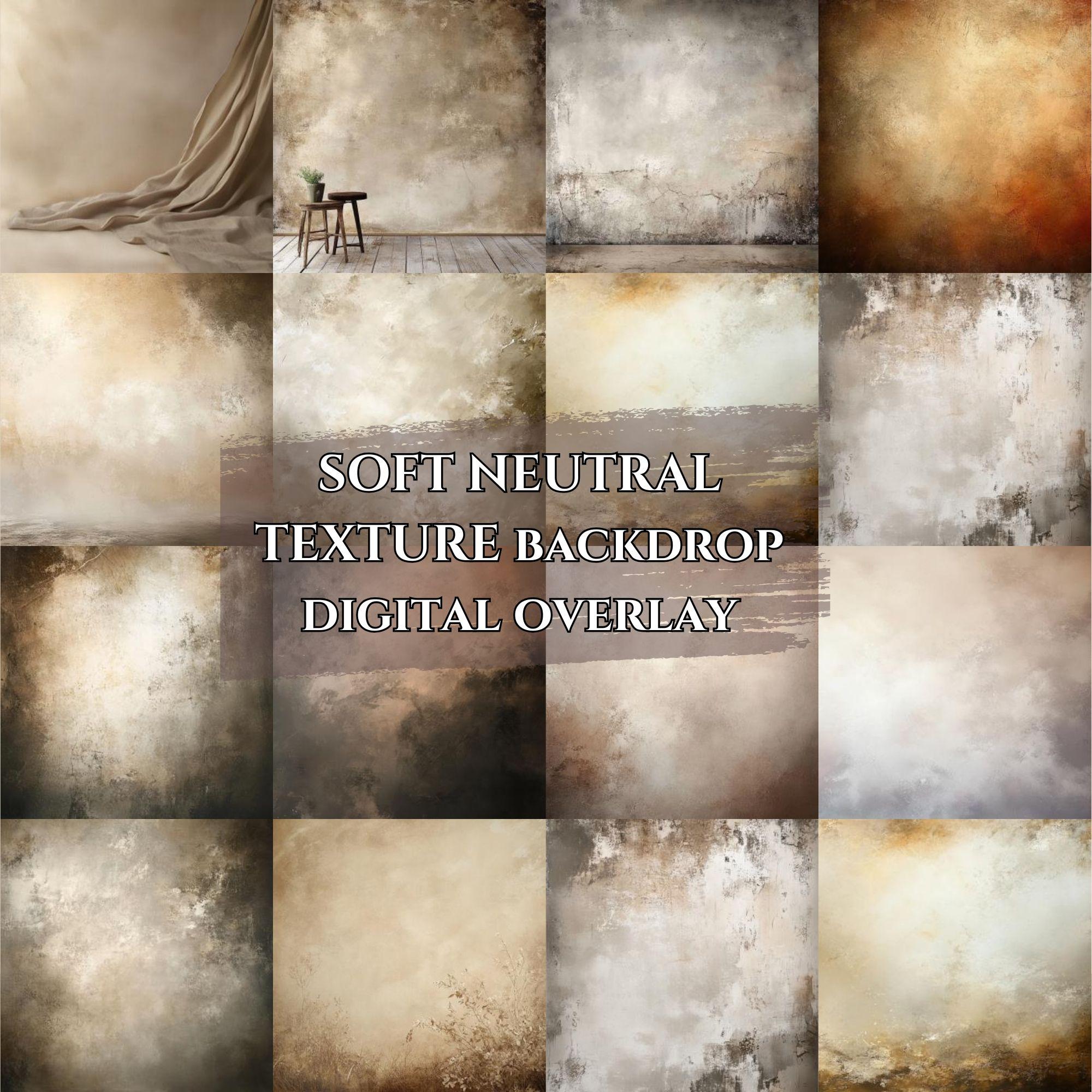 Soft Neutral Textures Backdrops, Neutral Colored Backgrounds, Scratched ...