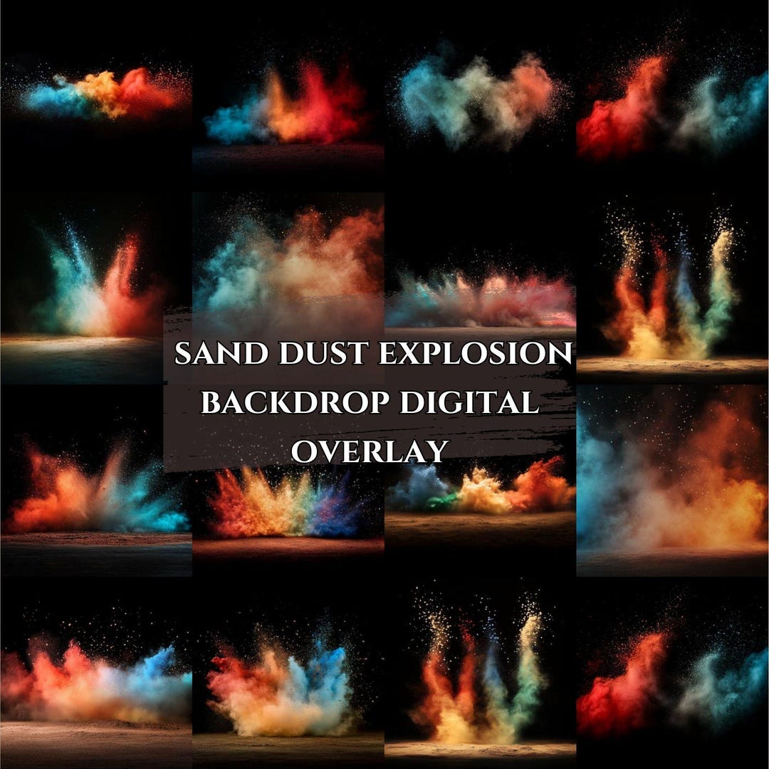 Sand Dust Explosion Dirt Field Backdrops, Sport Background for Baseball ...