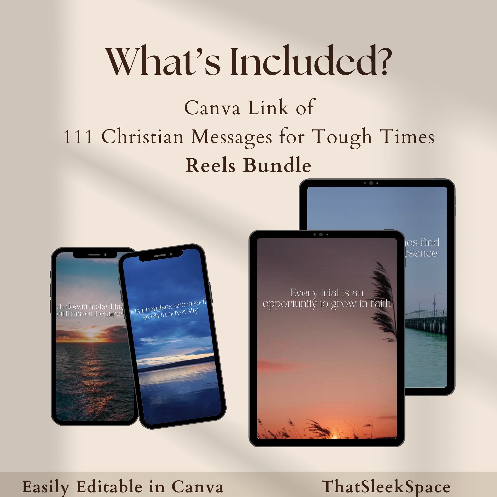 111 Christian Messages Reels Bundle | Bible Verse Reels Bundle I ...