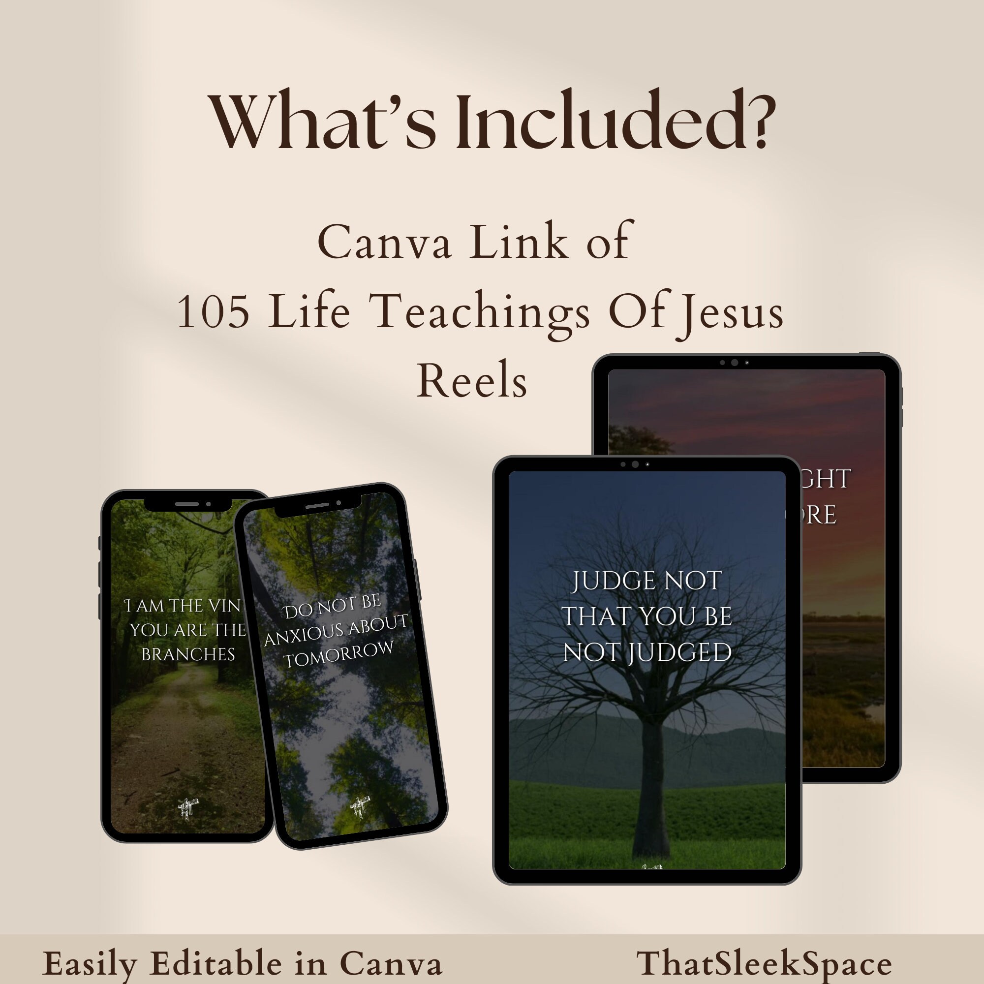 105 Life Teaching of Jesus Reels Bundle | Bible Verse Reels Bundle I ...