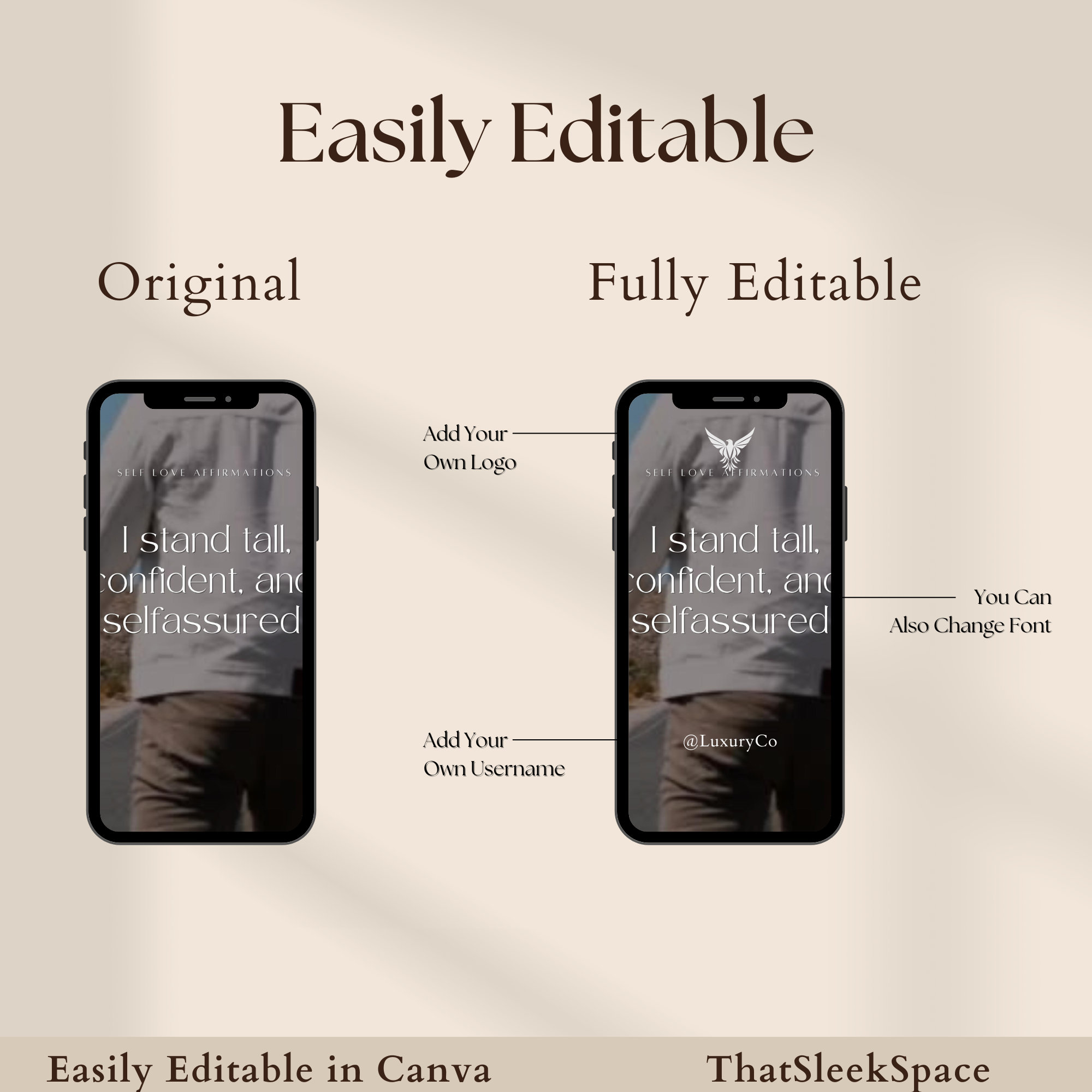 100 Self Love Affirmations Reels Bundle L for Instagram Reels, Tiktok ...