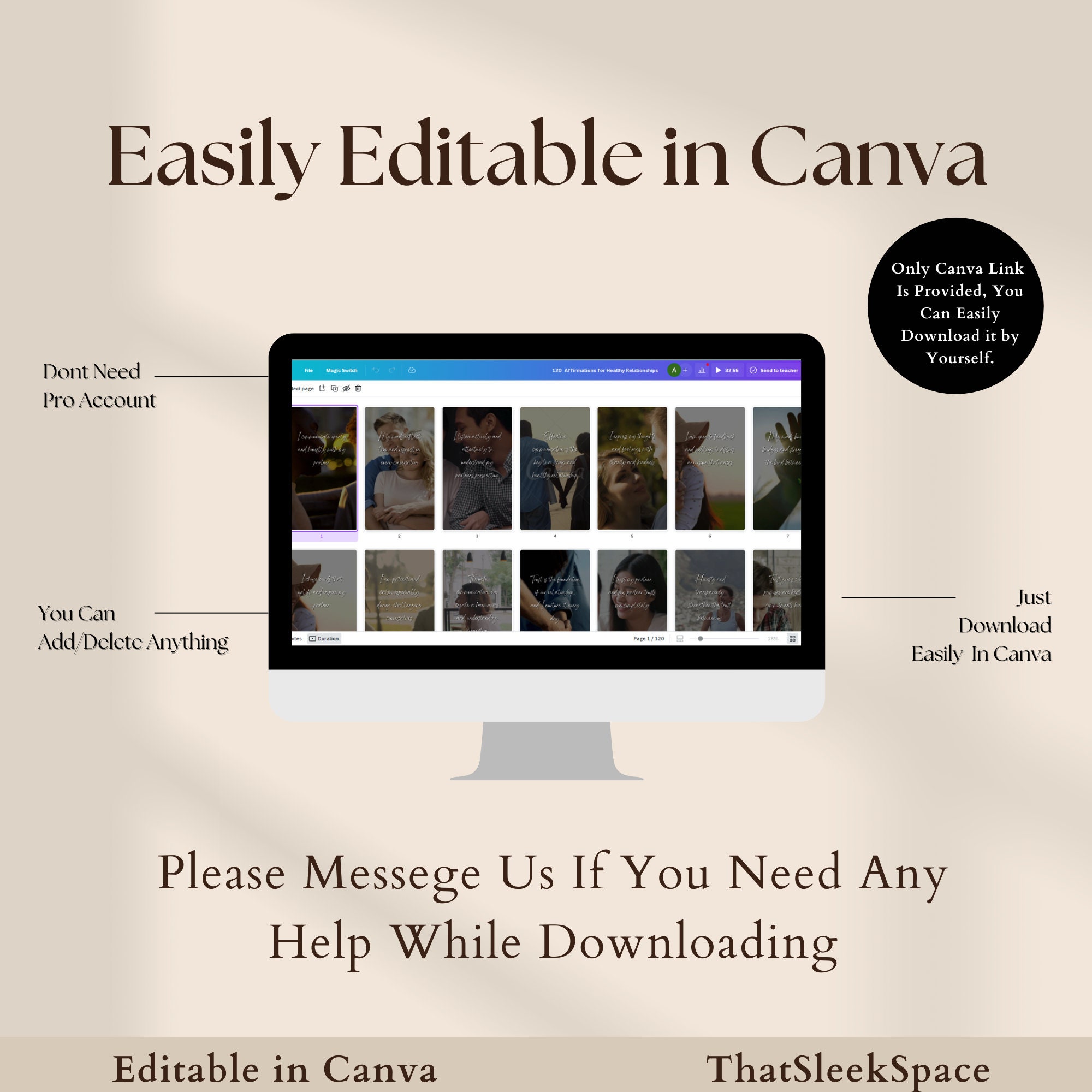 120 Healthy Love Affirmation Reels Bundle L Viral Instagram Love Reels ...