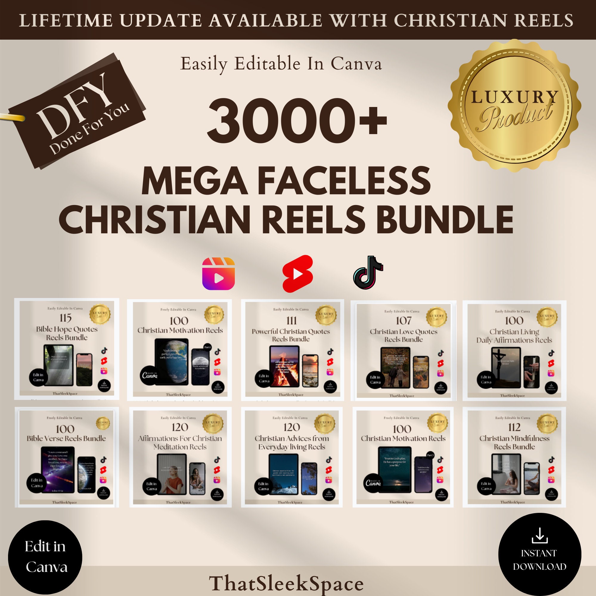 3000+ MEGA Christian Reels Bundle | Bible Quotes Reels Bundle I ...