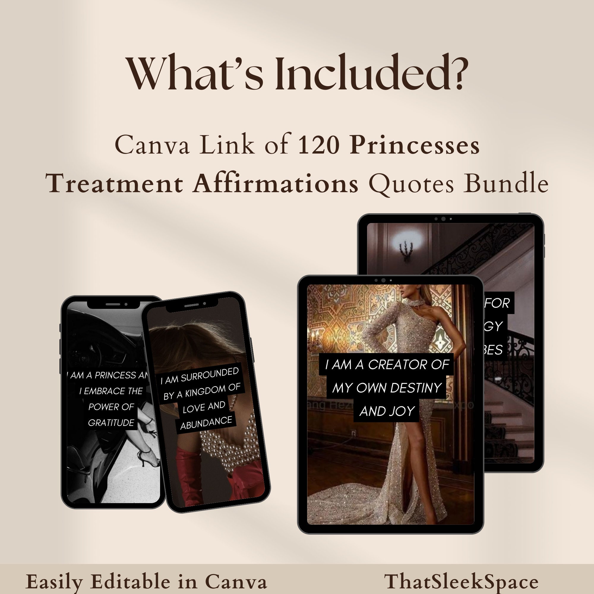 Buy 120+ Princesses Treatment Affirmations IG Story | Viral Pinterest ...