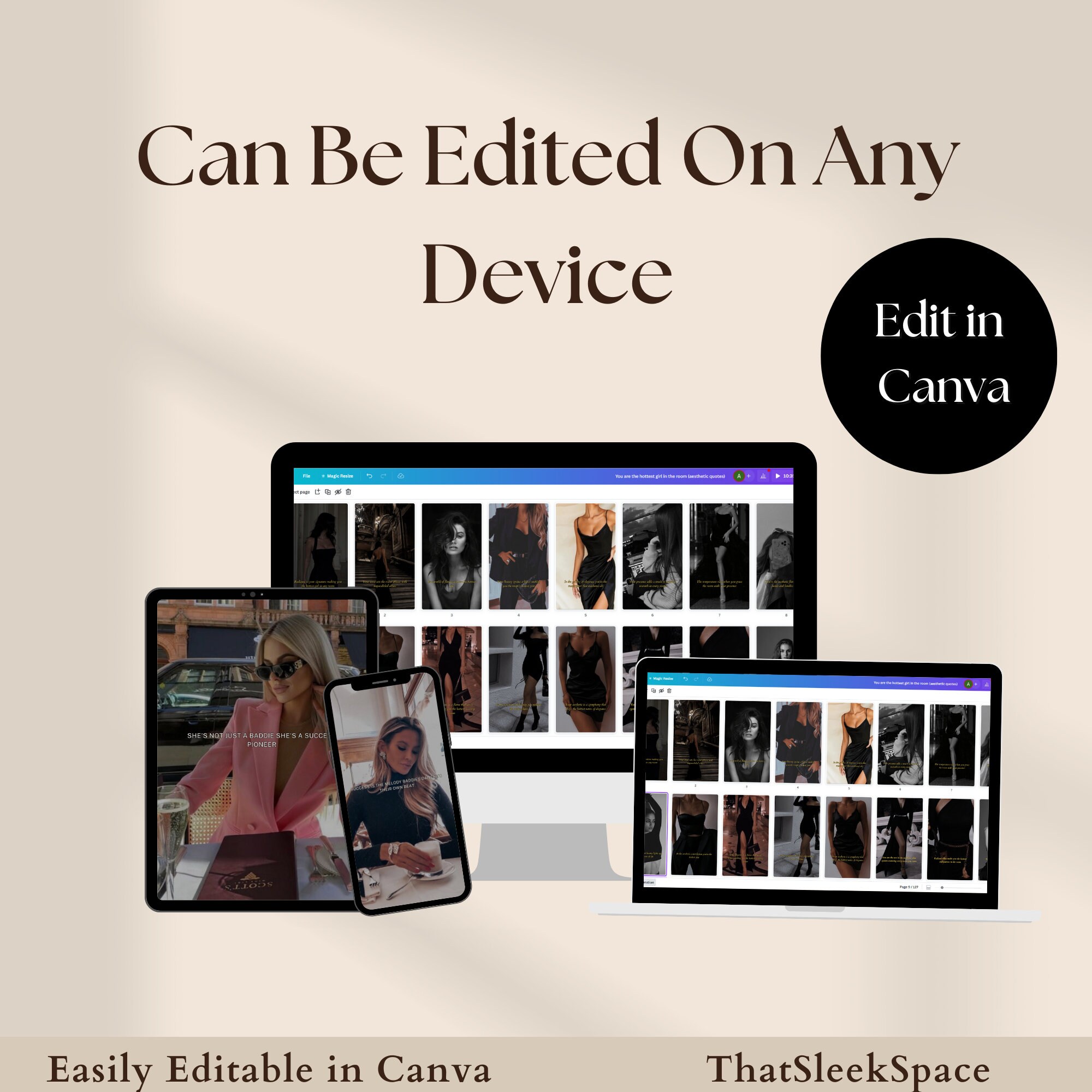 120 Successful Baddie Quotes IG Story Pinterest Pins Done for You ...