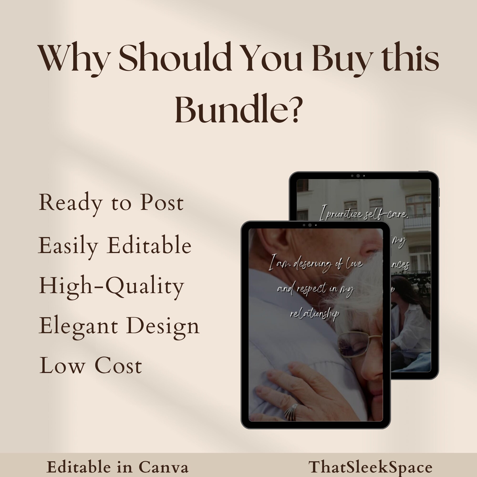 120 Healthy Love Affirmation Reels Bundle L Viral Instagram Love Reels ...