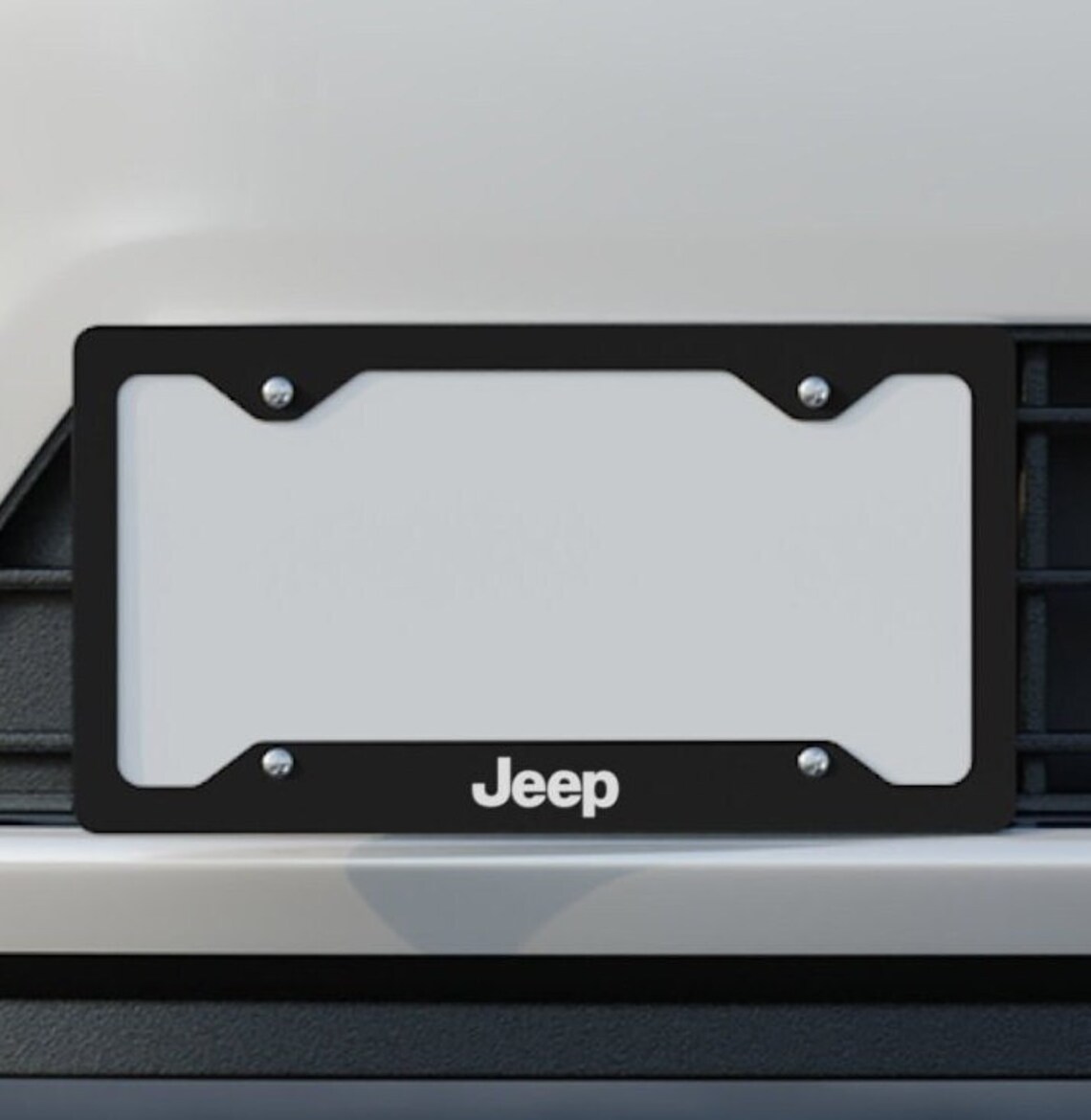 Jeep Black Metal License Plate Frame Black - Etsy