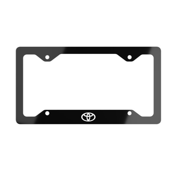 Toyota Black License Plate Frame - Etsy