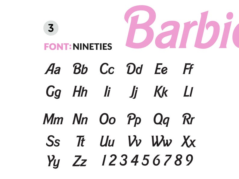 Custom Vinyl Decal - Choose Your Font + Color + Size - Barb Doll Font ...