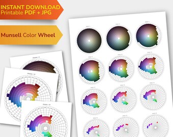 Munsell Color System Charts, Color Reference, Color Matching, Printing ...