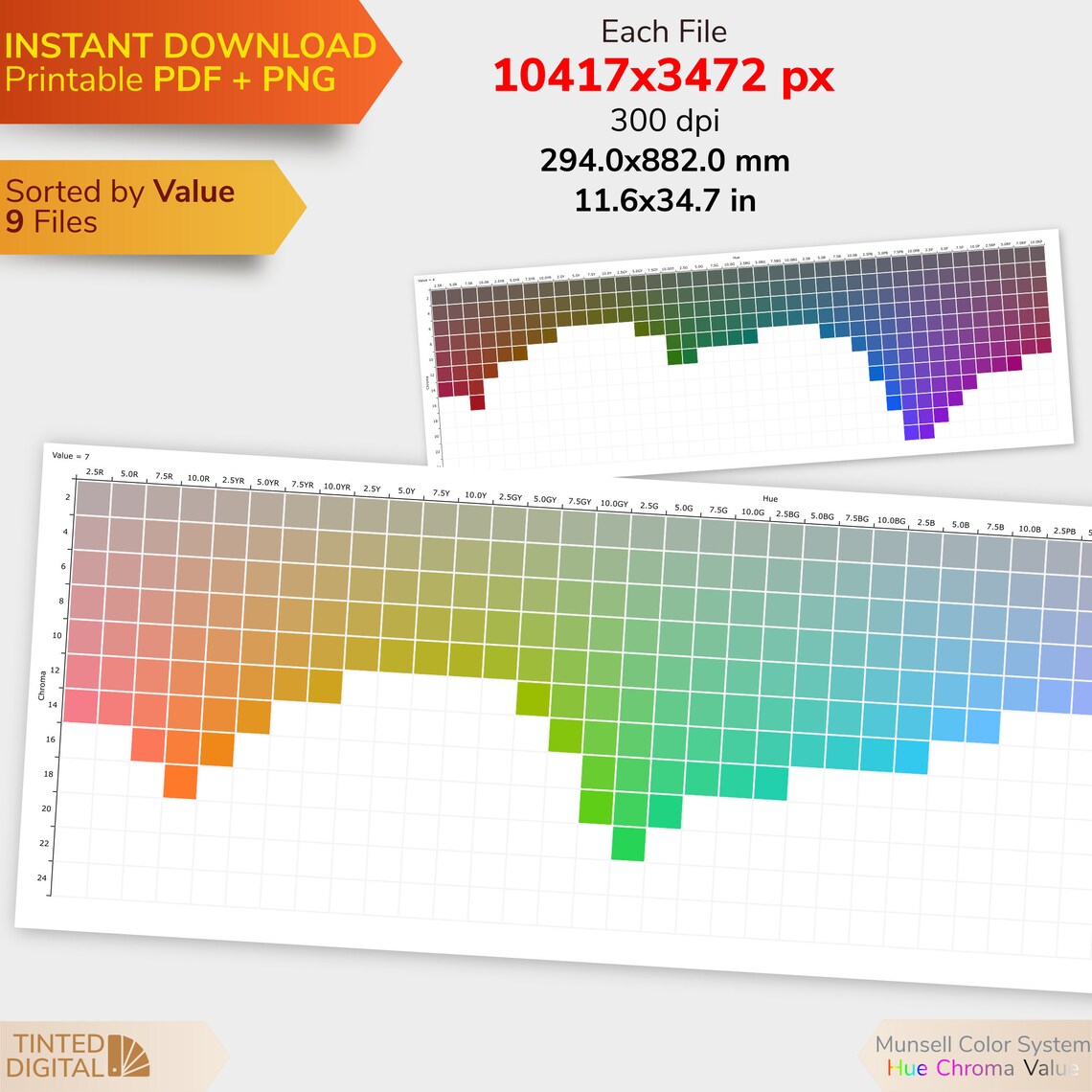 Munsell Color System Charts, Color Reference, Color Matching, Printing ...