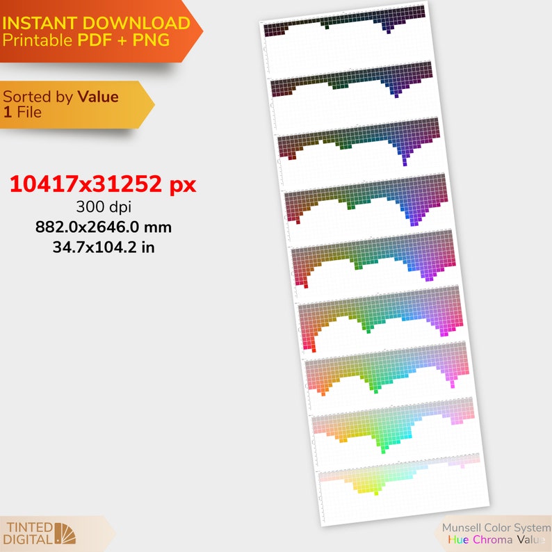 Munsell Color System Charts, Color Reference, Color Matching, Printing ...