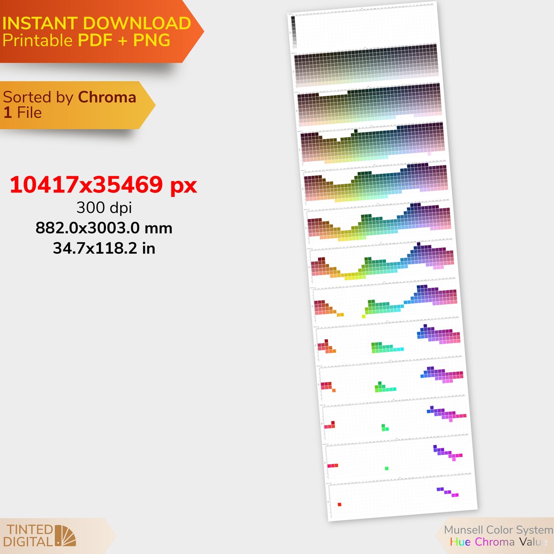 Munsell Color System Charts, Color Reference, Color Matching, Printing ...