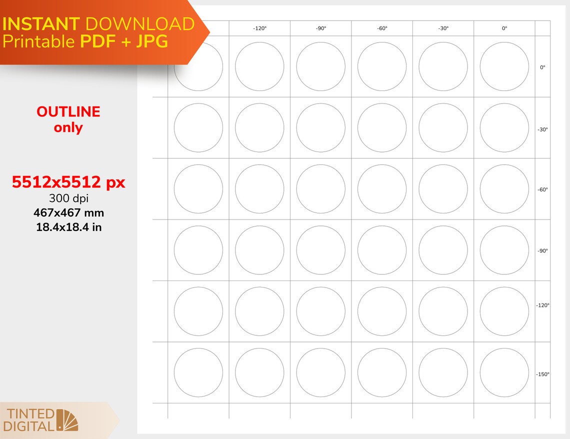Sphere Wireframe Reference for Drawing Longtitude and Latitude Lines ...