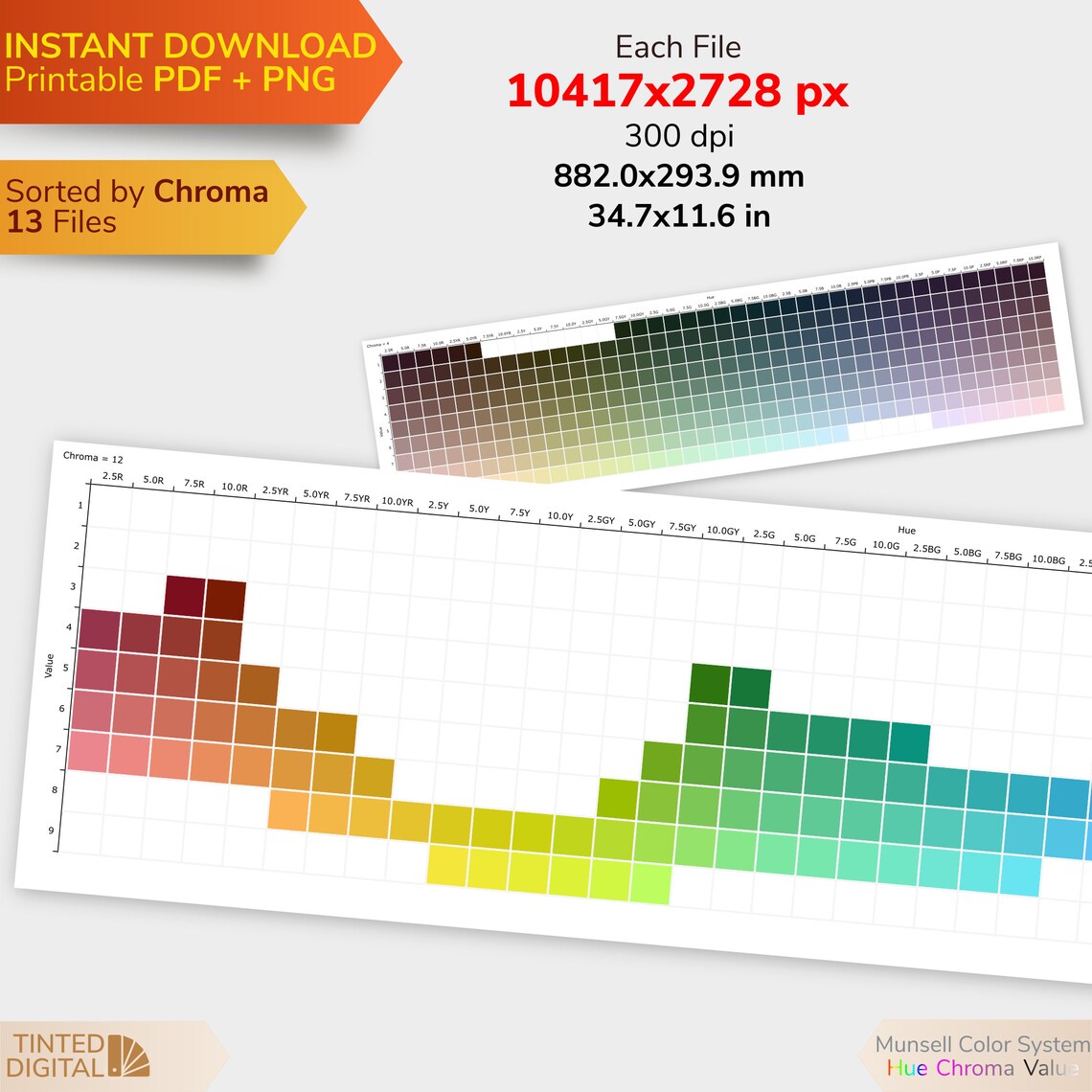 Munsell Color System Charts, Color Reference, Color Matching, Printing ...