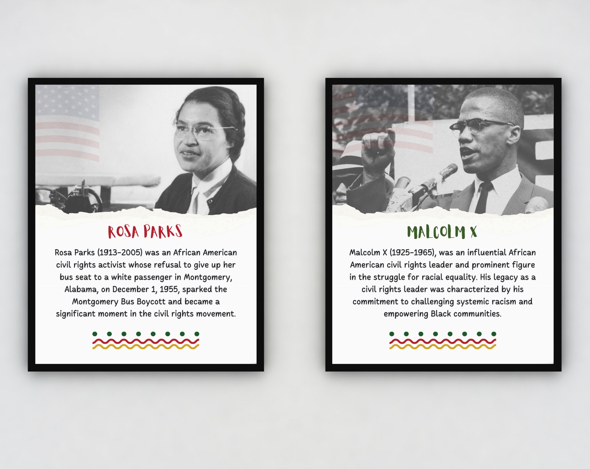 Juneteenth Posters (set of 8), Freedom Posters, Inspirational Quotes ...