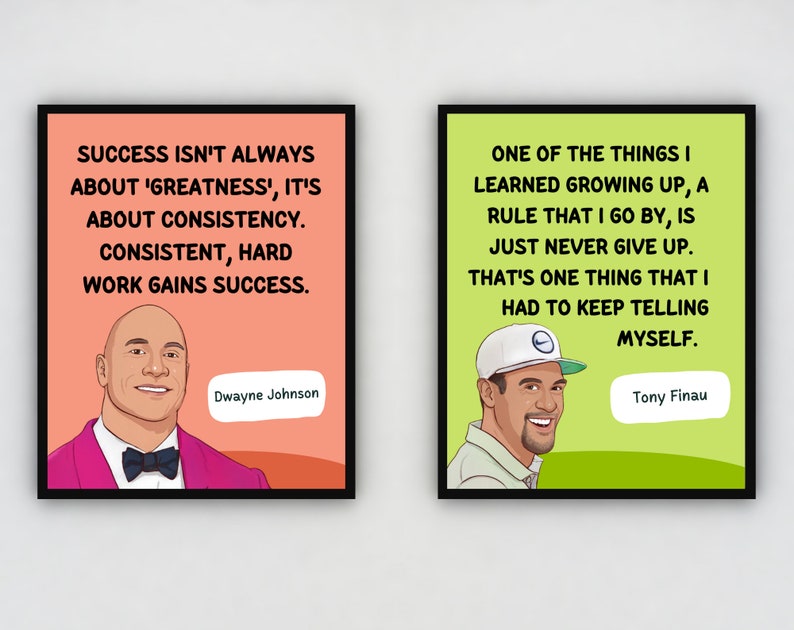 Famous Pacific Islanders Posters-rainbow(set of 8), Asian American ...