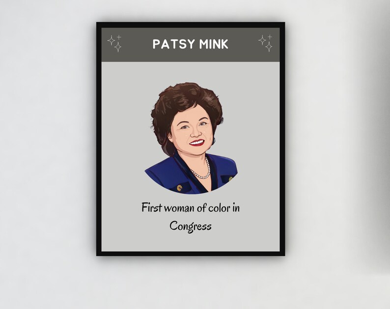 Asian American Pioneers Postersset of 8, Asian American Heritage Month ...