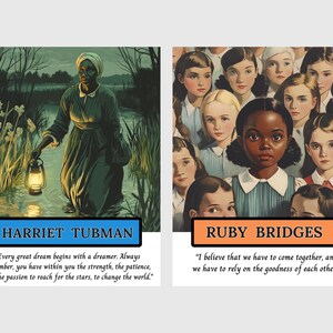 Famous Black Leaders, Black Icons, Black History Month Posters ...