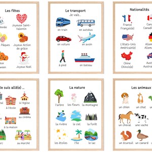 French Flashcards and Posters, French Language Learning, French ...