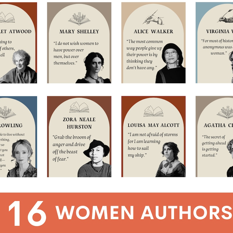 Famous Writers - Etsy