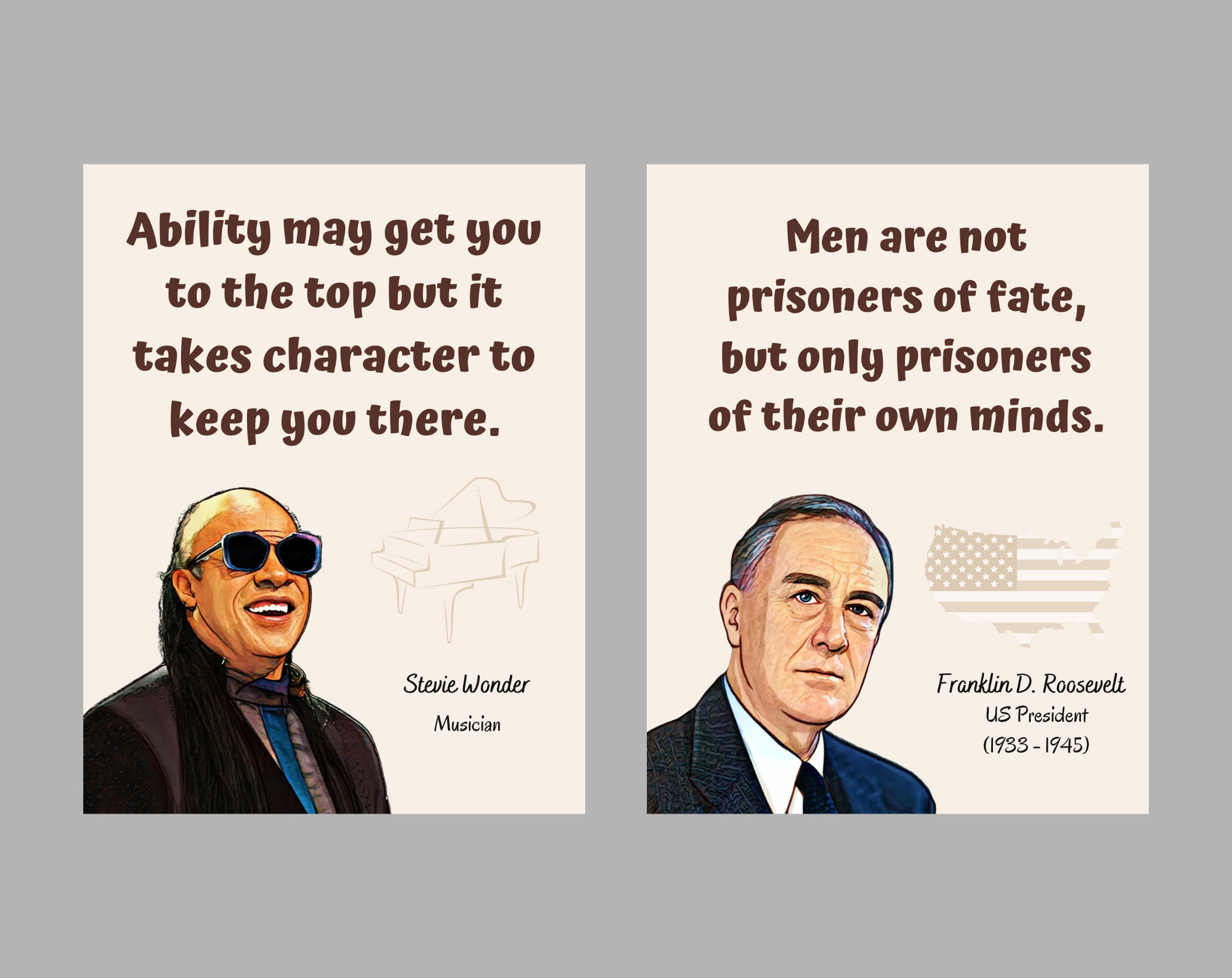 Inspirational People With Disability Posters (set of 8), Disability ...