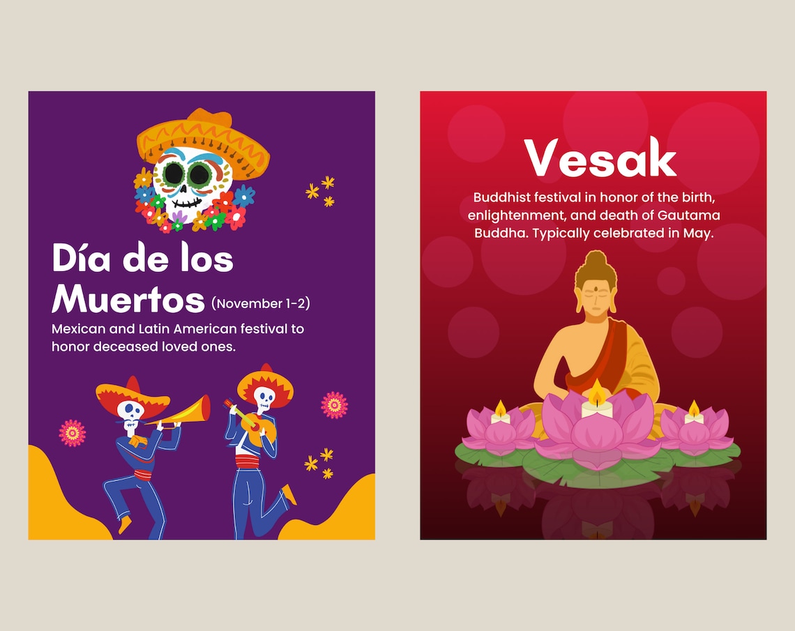 Holidays Around the World Posters, Winter Holidays Posters, Festivals ...