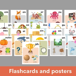 French Sounds Phonics Flashcards, French Classroom, French Phonetics ...