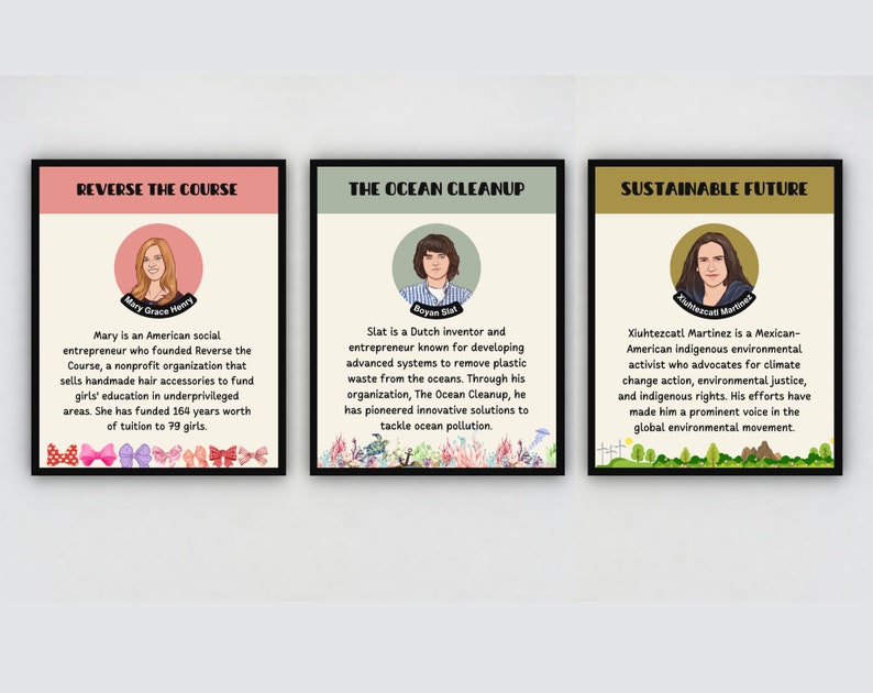 Influential Young People Posters, Bulletin Board, Remarkable Young ...