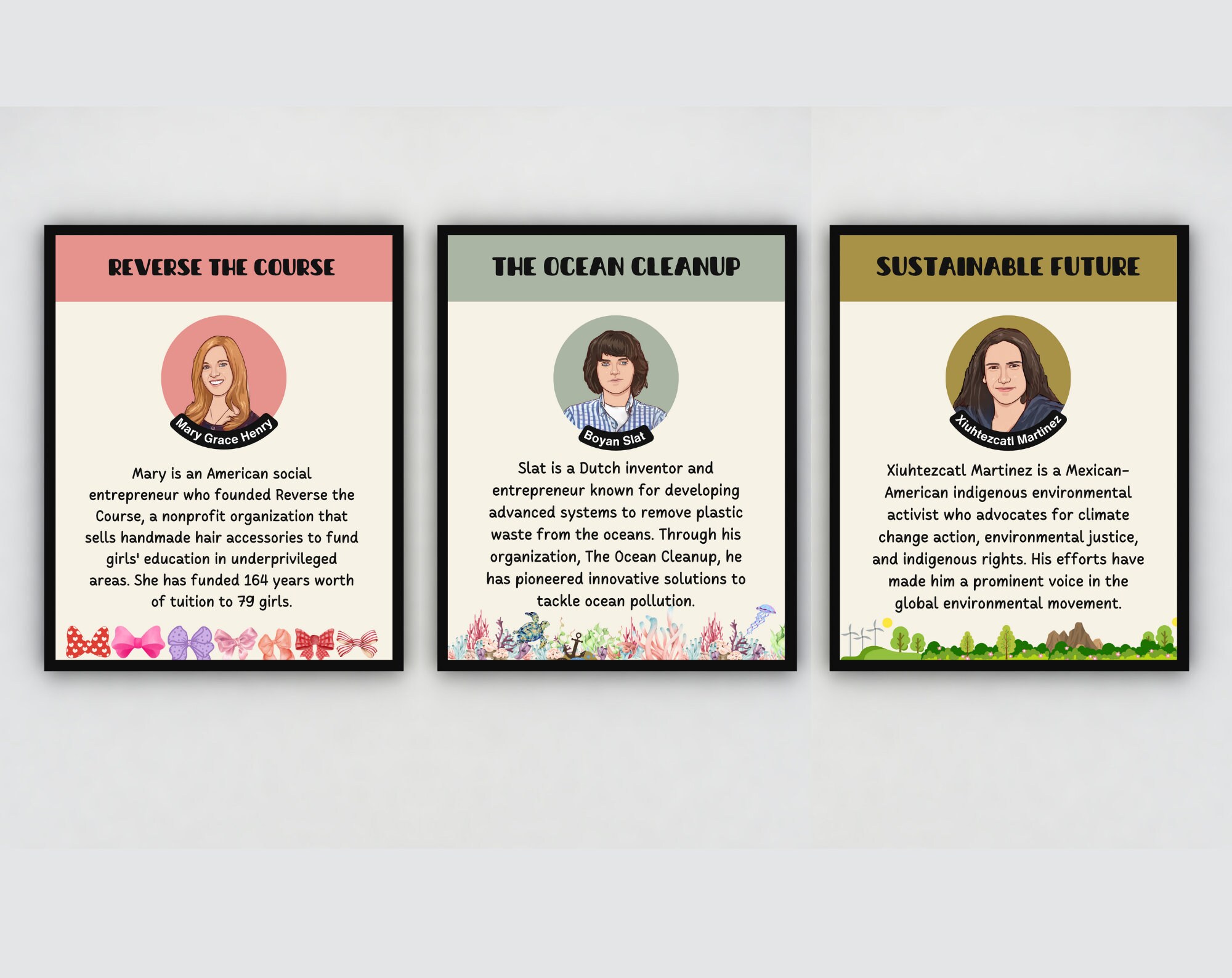 Influential Young People Posters Bulletin Board Remarkable - Etsy