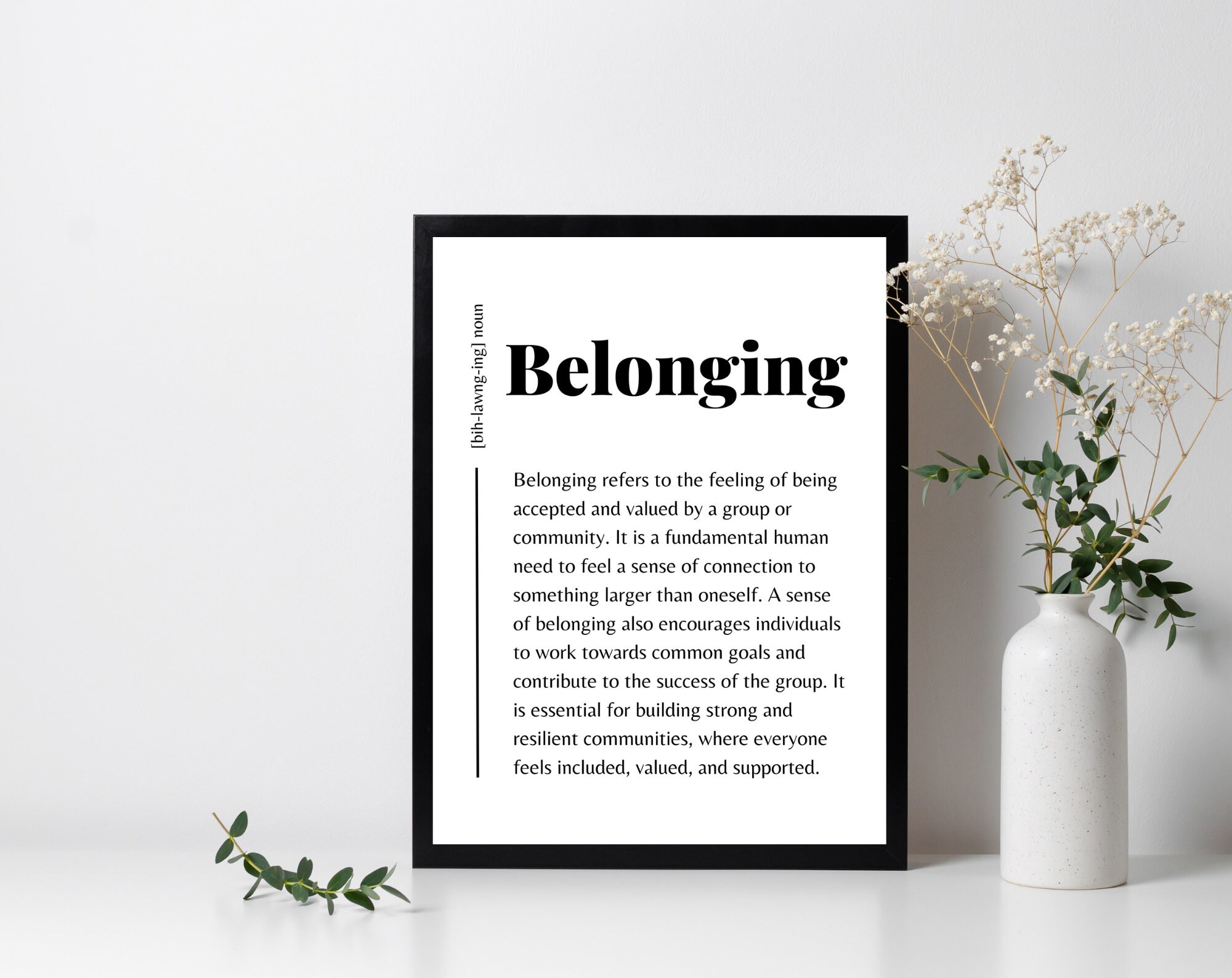 Set of 4 Diversity Definition Poster, DEIB Poster, Diversity, Equity ...