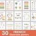 French Classroom Posters (30 Posters), French Classroom Decor, French ...