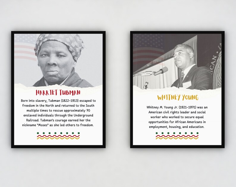 Juneteenth Posters (set of 8), Freedom Posters, Inspirational Quotes ...