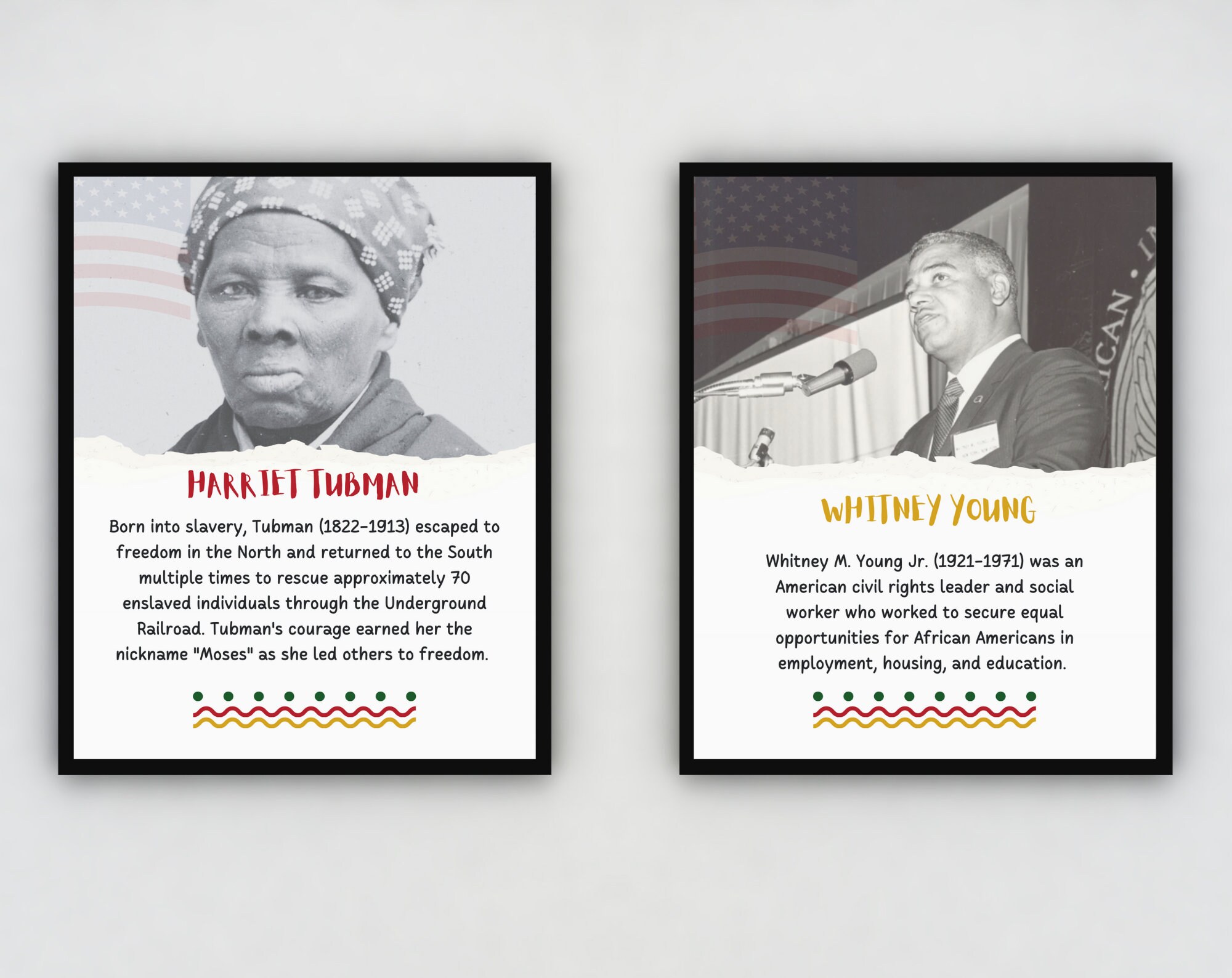 Juneteenth Posters (set of 8), Freedom Posters, Inspirational Quotes ...