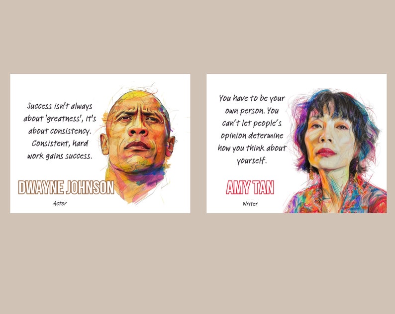Famous Asian American and Pacific Islanders Posters (set of 25), Asian ...